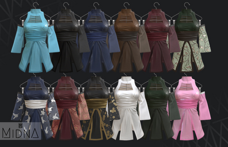 Second Life Marketplace - MIDNA - Akemi Set *DEMO*