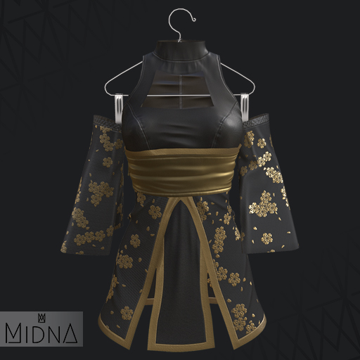 Second Life Marketplace - MIDNA - Akemi Set - GOLDEN SAKURA