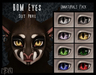 Second Life Marketplace - [FH] BOM Eyes - Slit Pupil - Unnaturals