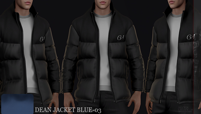 Second Life Marketplace - [GL - inc.] - Dean jacket BLUE-03