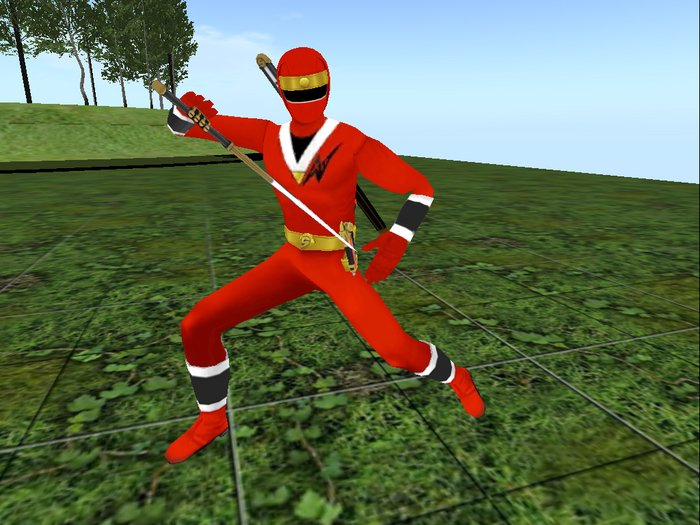 Second Life Marketplace - power rangers Aliens Red alien aquitar ranger ...