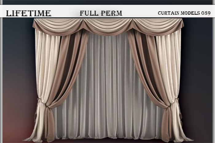 Second Life Marketplace - Lifetime Full Perm Curtain Models 059