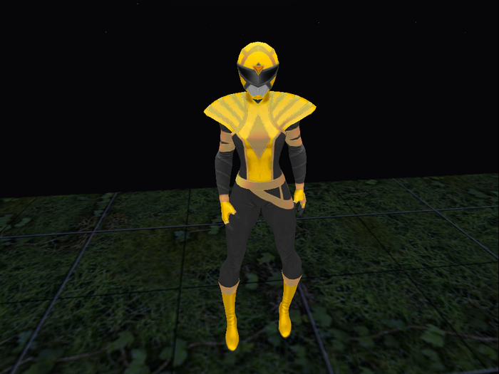 Second Life Marketplace - power rangers Trini Omega ranger yellow avatar