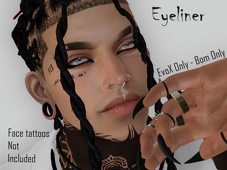 Second Life Marketplace - ::: Core ::: Man Liner (tintable) for EvoX