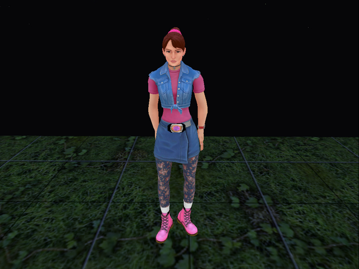 Second Life Marketplace - power rangers Kimberly avatar