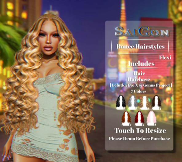 Second Life Marketplace - SaiGon - " Bonce Hairstyles " PACKS