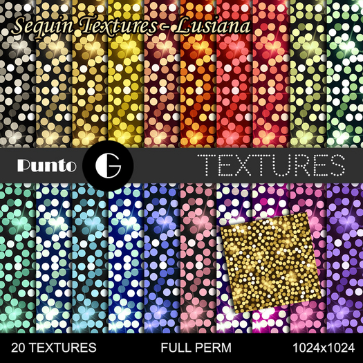 Second Life Marketplace - Sequin Textures Lusiana