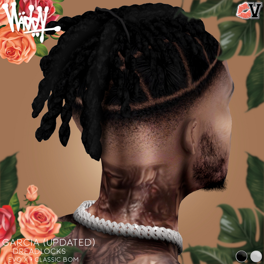 Second Life Marketplace - Vladdy // "Garcia" Dreadlocks Update (Fatpack ...
