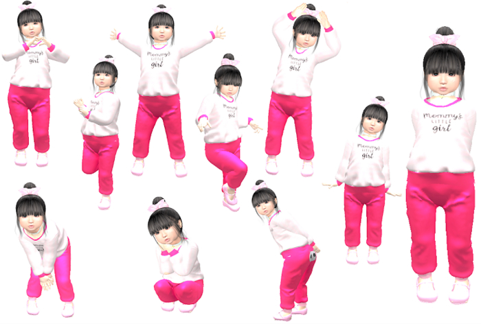 Second Life Marketplace - AO KID girl BENTO (HUD) Full Permissions