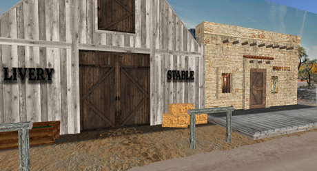 Second Life Marketplace - [A] Wild West Street 2 Backdrop