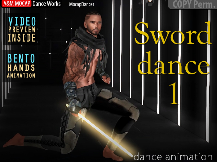 Second Life Marketplace - A&M: Sword dance 1 - animation (Bento) :: # ...