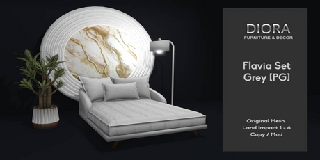 Second Life Marketplace - DIORA Flavia Set Grey [PG]