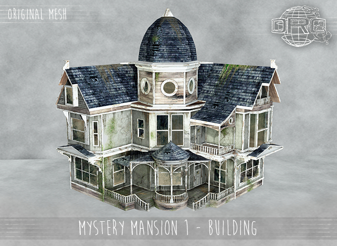 Second Life Marketplace - MM1 Mystery Mansion Hunted House - RARE