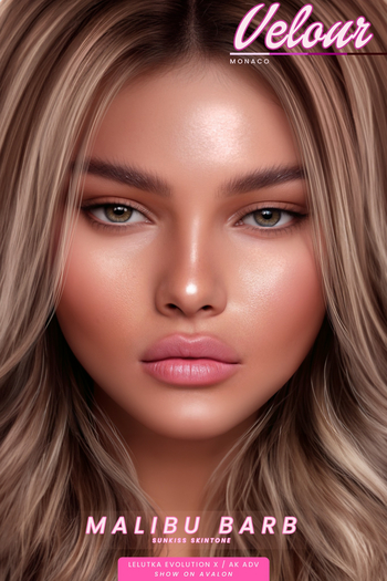 Second Life Marketplace - VELOUR: MALIBU BARB for EVO X (DUNE)