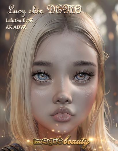 Second Life Marketplace - DEMO[Magic Beauty] Lucy skin (LeLutkaEVOX)