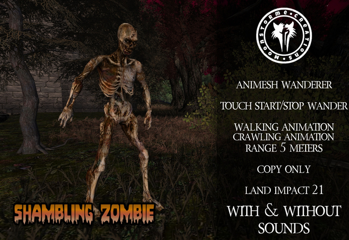 Second Life Marketplace - [M] Shambling Zombie