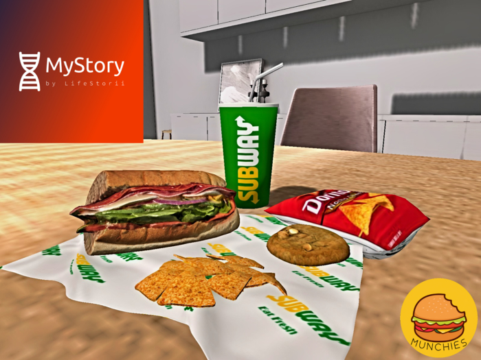 Second Life Marketplace - .:Munchies:. Mystory Subway Meal
