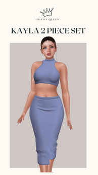 Second Life Marketplace - DRAMA QUEEN Kayla Cashmere Set - Pack 4 (ADD)