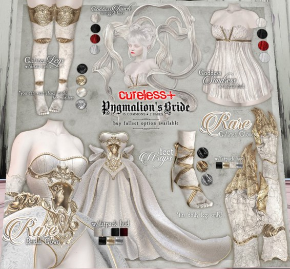 Second Life Marketplace - CURELESS[+] Pygmalion's Bride / M / Goddess ...