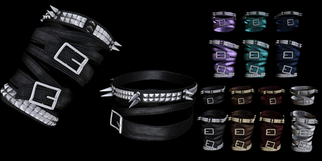 Second Life Marketplace - (UG FULL PERM) - Lara Arm Straps Furry