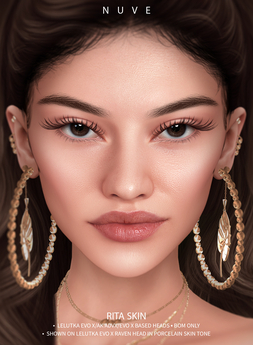 Second Life Marketplace - Nuve. Rita Fantasy skin DEMO - Lelutka Evo X