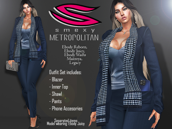 Second Life Marketplace - ::Smexy:: Metropolitan BLUE