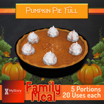 Second Life Marketplace - MyStory Full Pumpkin Pie