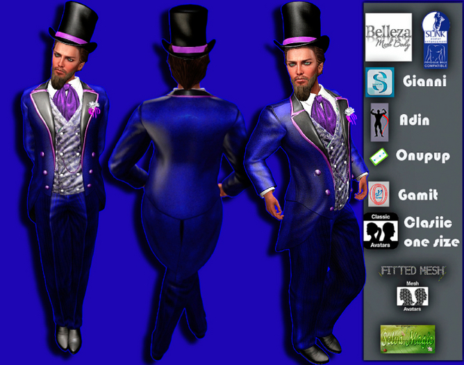 Second Life Marketplace - Wedding Tuxedo-SLINK-JAKE-GIANNI-ONUPUP-GAMIT ...