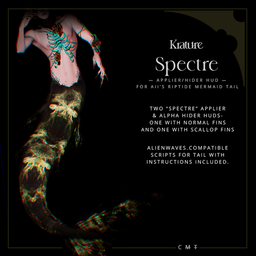 Second Life Marketplace - ((Krature)) - Spectre - Riptide Applier HUD
