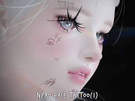 Second Life Marketplace - IMPULSE. Nyao face tattoo