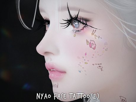 Second Life Marketplace - IMPULSE. Nyao face tattoo