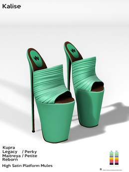 Second Life Marketplace - 1W Kalise Platform Mules