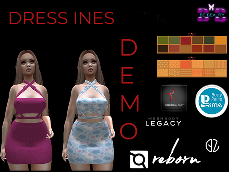 Second Life Marketplace - Be Beauty-DRESS INES-PRIMA BUSTY,WAIFUS ...