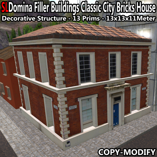 Second Life Marketplace - FILLER BUILDING - SLDomina Classic Bricks ...