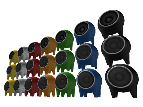 Second Life Marketplace - Small Monitor Speaker "Sound Ball"SB01
