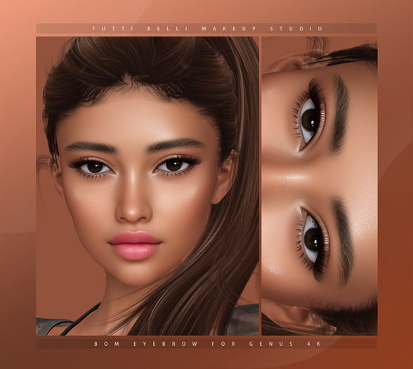 Second Life Marketplace - tutti belli - cool girl eyebrow (genus 4k) demo