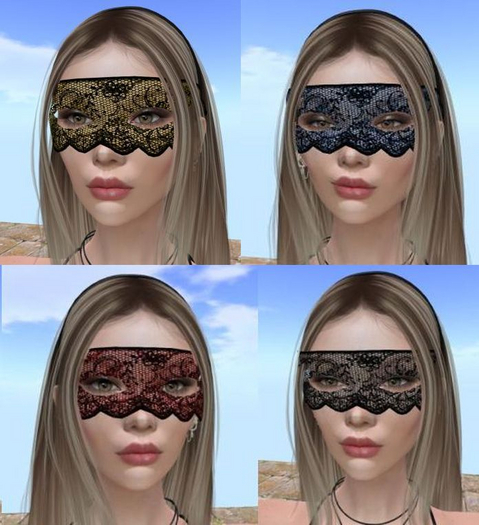 Second Life Marketplace - Masquerade / Carnival / Halloween Lace Mask ...
