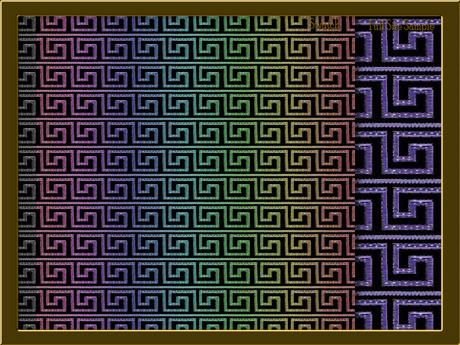 Second Life Marketplace - Greek Key Color Seamless Texture Pack