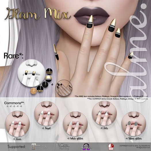 Second Life Marketplace - alme. Glam Mix RARE [Wear me!]