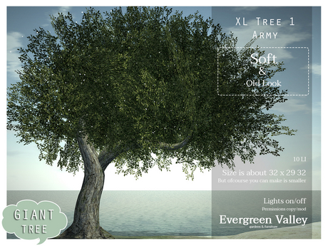 Second Life Marketplace - Tree XL1Army