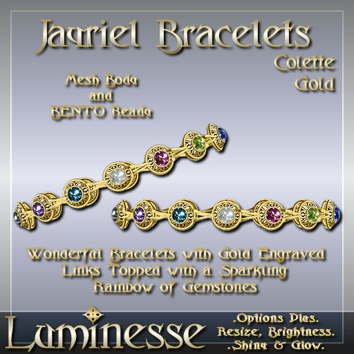 Second Life Marketplace - * * PROMO * * JAYRIEL Colette Bracelets OP ...
