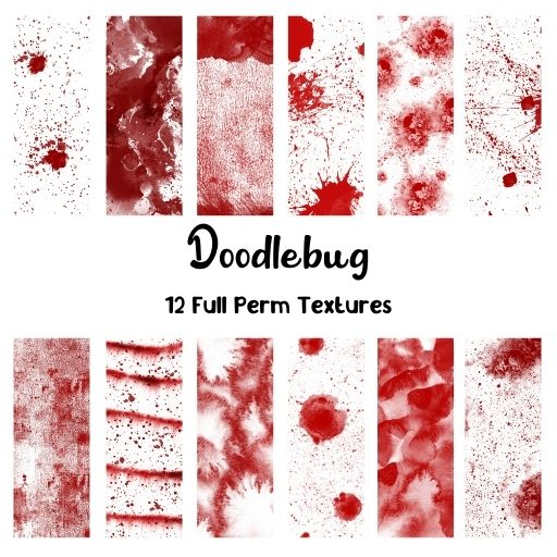 Second Life Marketplace - FULL PERM BLOOD SPLATTER TEXTURES