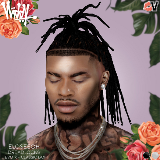Second Life Marketplace - Vladdy // "Eloseeoh" Dreadlocks (Fatpack ...