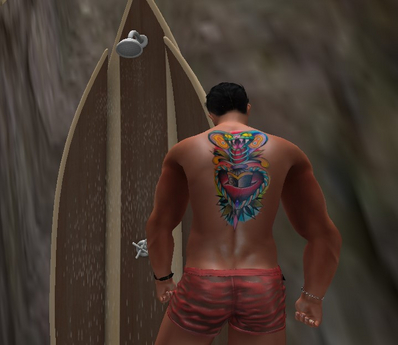 Second Life Marketplace - Agharti - Cobra Dagger Color V2 Back BoM (UNISEX)