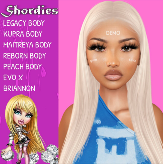 Second Life Marketplace - KELLY SHAPE EVO X BRIANNON HEAD