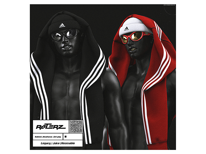 Second Life Marketplace - R8TERZ - Balenci Headwear Set