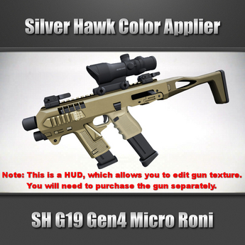 Second Life Marketplace - SH RP Prop Gun - G19 Gen4 Micro Roni