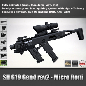 Second Life Marketplace - SH G19 Gen4 rev2 Micro Roni