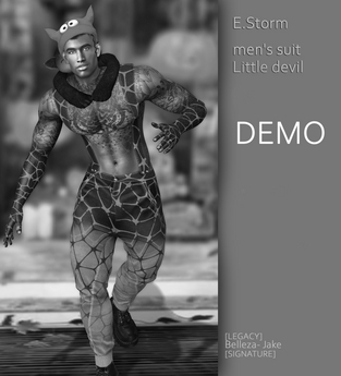 Second Life Marketplace - E.Storm overall Male. Chris DEMO 5min
