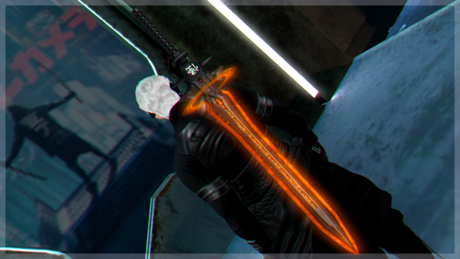 Second Life Marketplace - [TANAKA x TREVOR] - EXECUTOR BLADE - (ORANGE)
